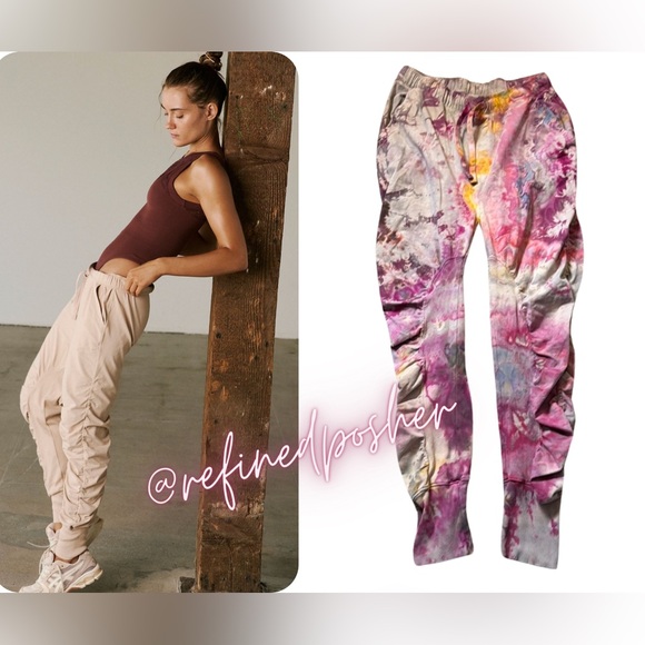 Free People | Pants & Jumpsuits | Free People Movement Hot Shot Shirred ...